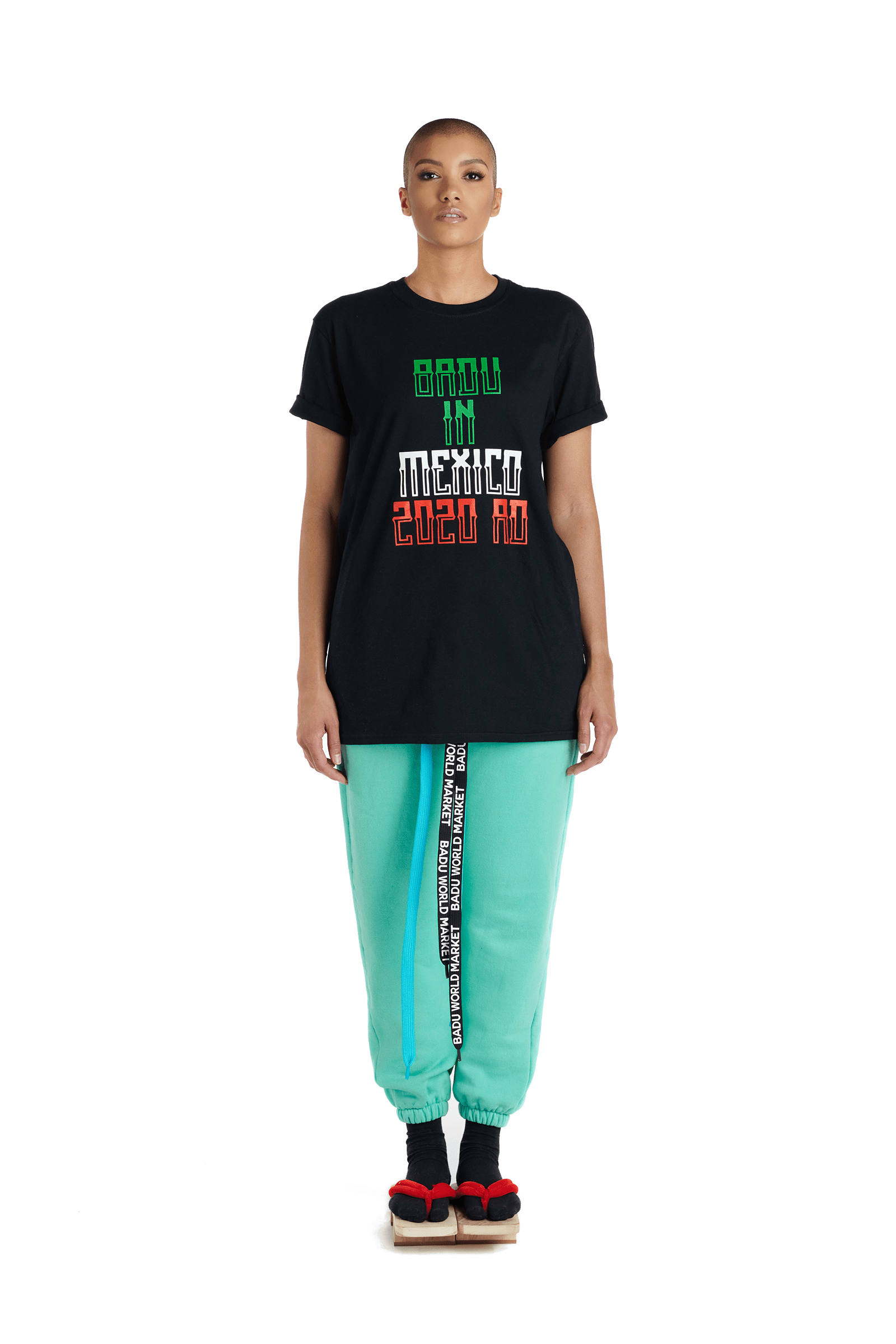 Badu In Mexico Tee Black Badu World Market