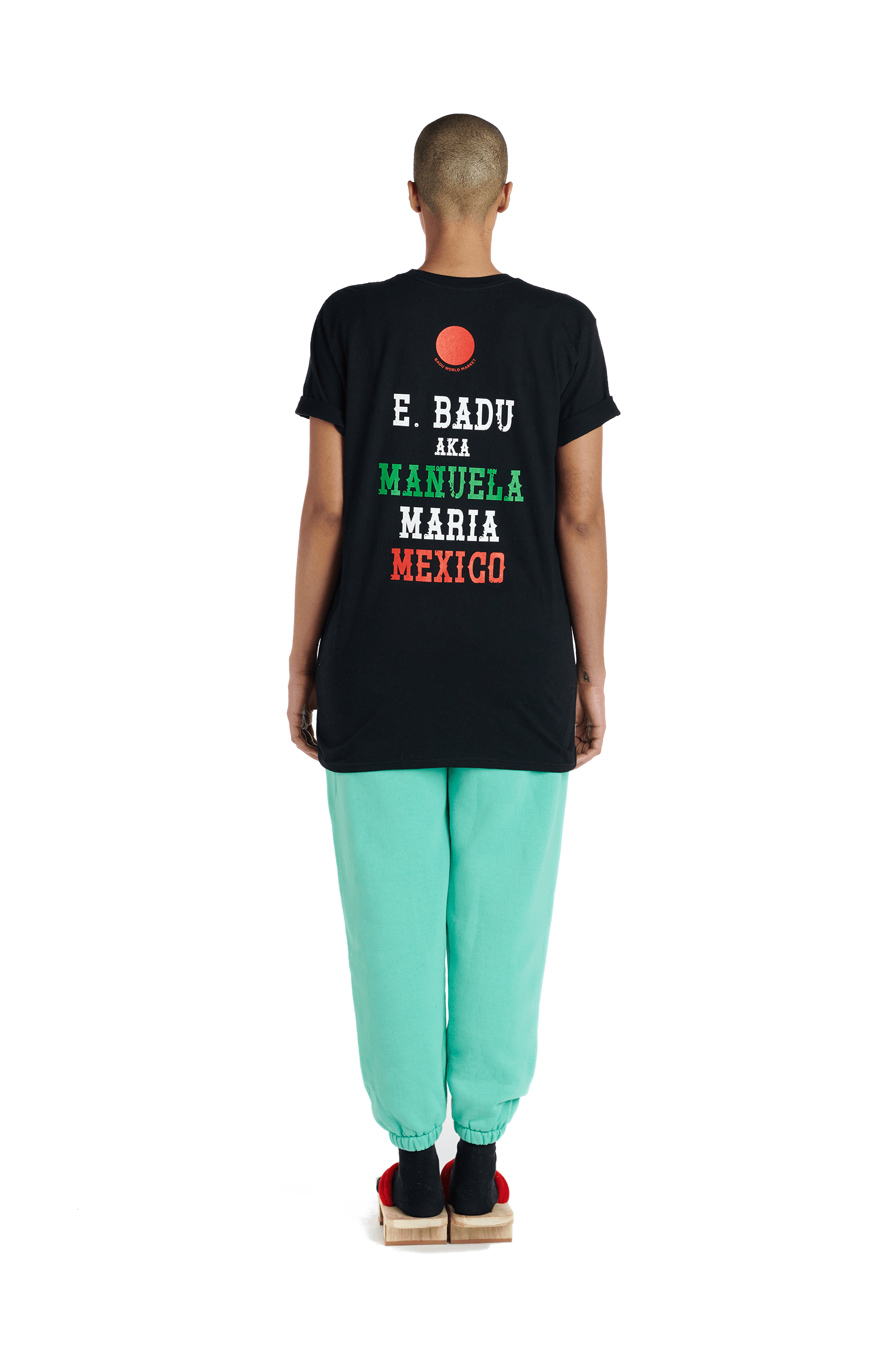 Badu In Mexico Tee Black Badu World Market