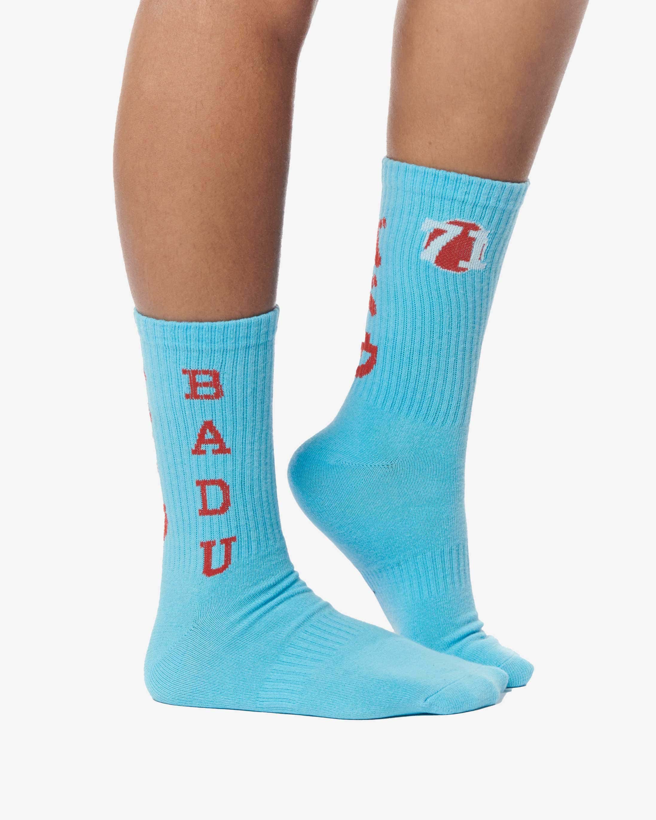 BADU x SUPA Socks - Electric Blue – Badu World Market