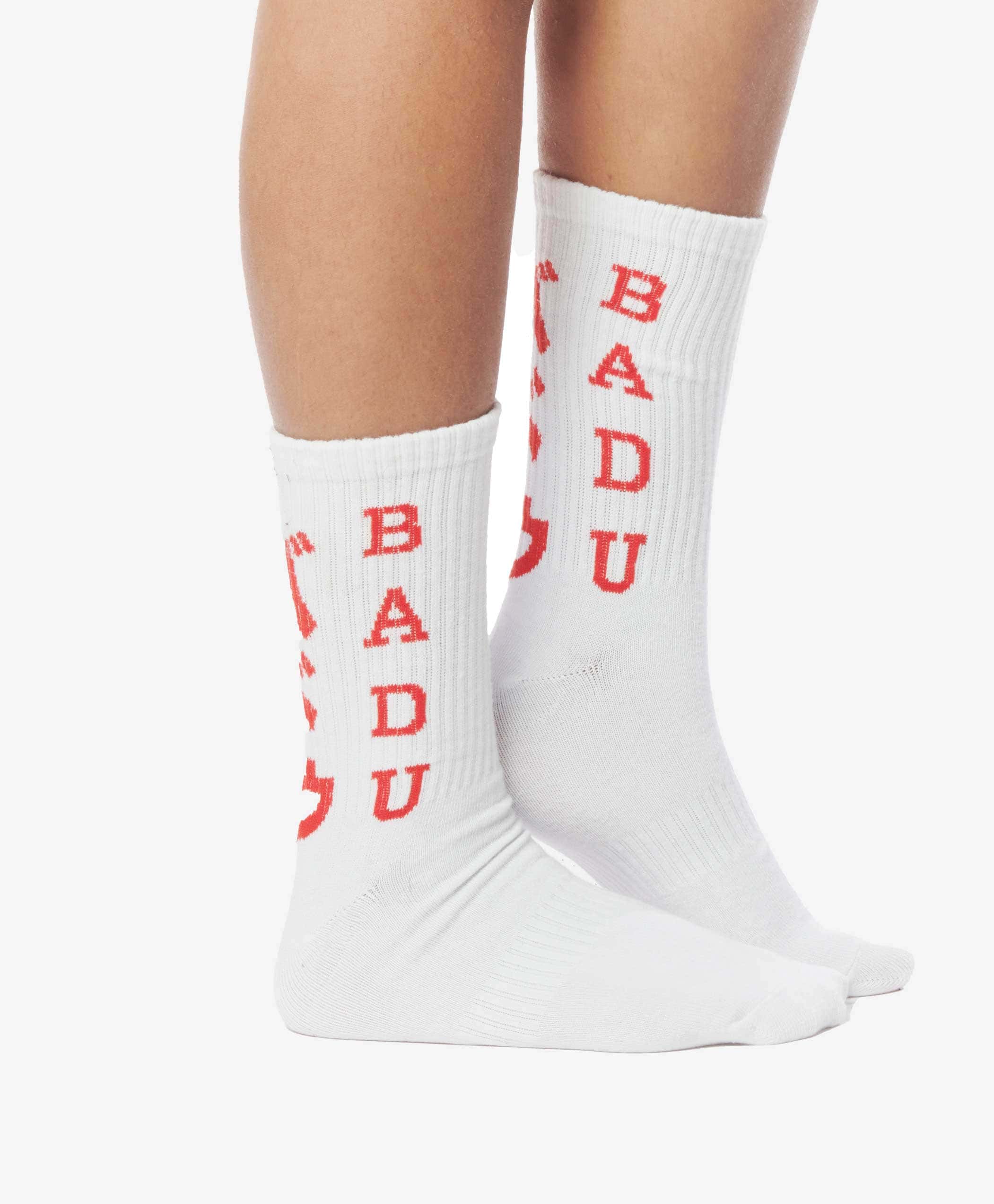 BADU x SUPA Socks - White – Badu World Market
