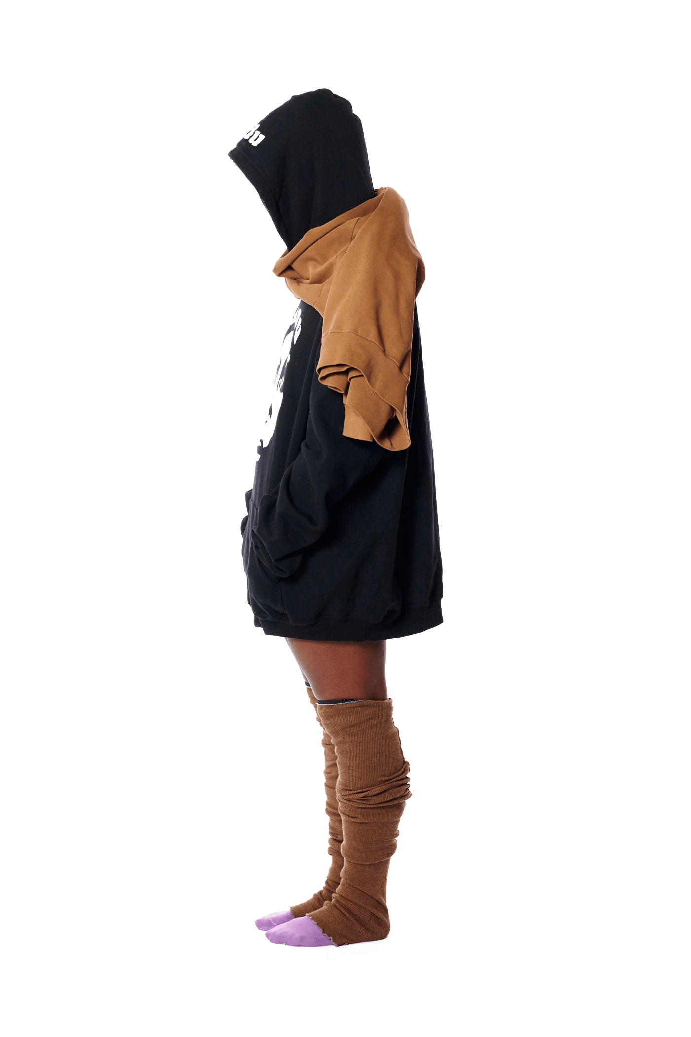 Badu Hooded Face Hoodie - Black – Badu World Market